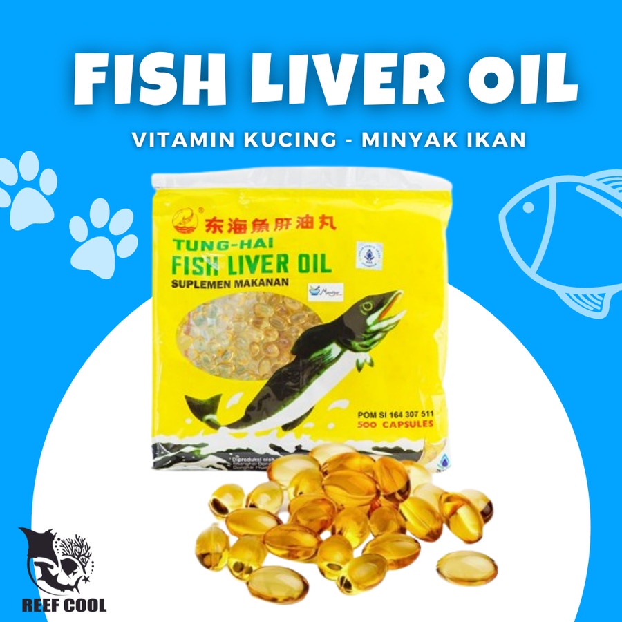 Jual Fish Liver Oil Minyak Ikan Murah Untuk Hewan - 1 Butir , MINIMAL ...