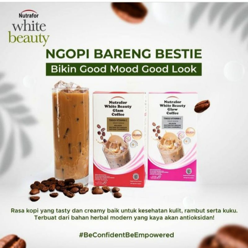 Jual NUTRAFOR WHITE BEAUTY COFFEE/KOPI COLLAGEN/KOPI KOLAGEN/KOPI ...