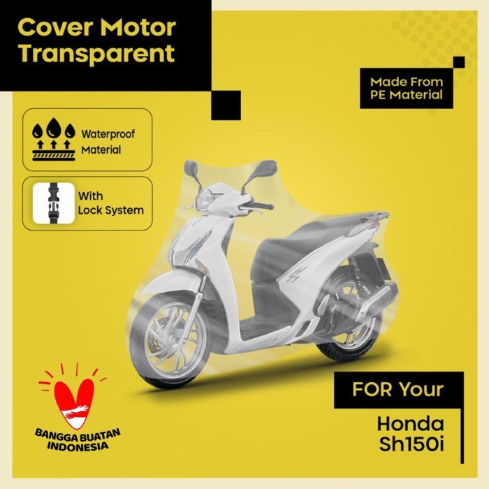 Jual sarung motor / pelindung motor plastik motor honda sh150i berkualitas | Shopee Indonesia