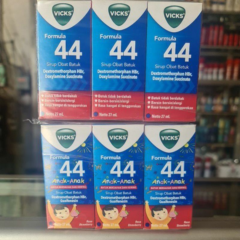 Jual Vicks Formula 44 Dewasa dan Anak | Shopee Indonesia
