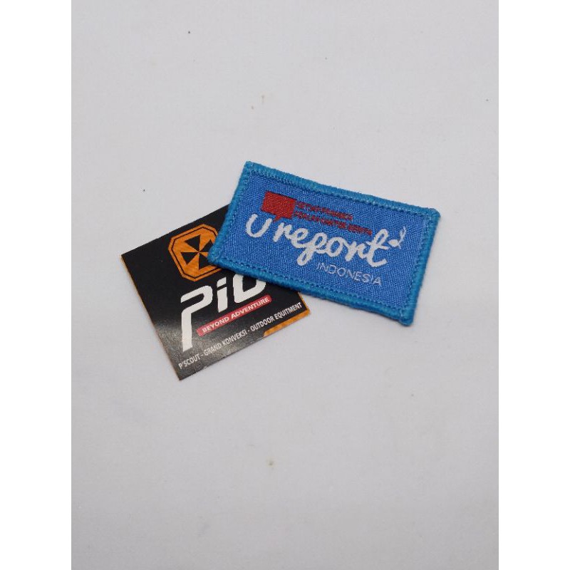 Jual Woven / Patch / Badge Pramuka ureport / u report (baca deskripsi ...