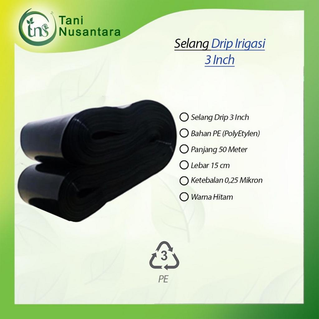 Jual Selang Drip Induk 3 Dim 25 Micron x 15cm x 50 Meter - Selang ...