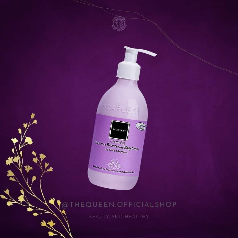 Jual SCARLETT FRAGRANCE Hand & Body Whitening Lotion - CHARMING (300ml ...
