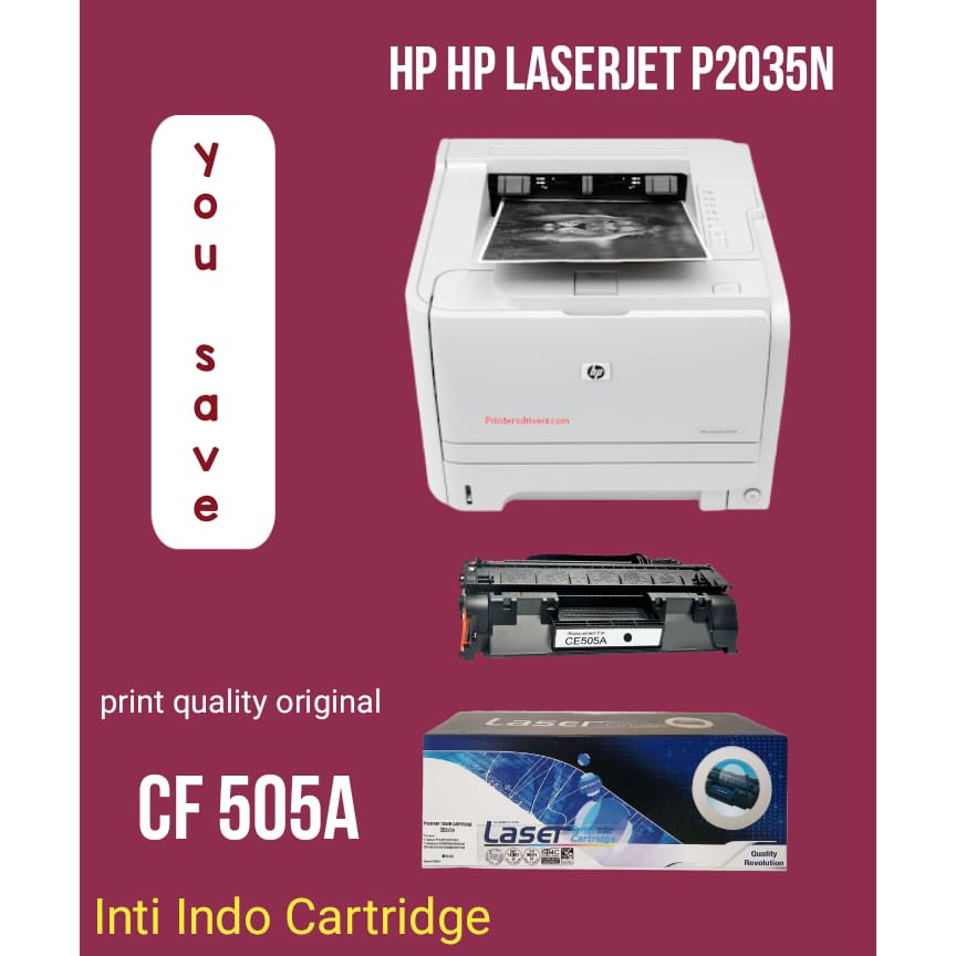 Jual Toner Cartridge Compatible CE 505 A PRINTER HP LASER JET P2035 ...