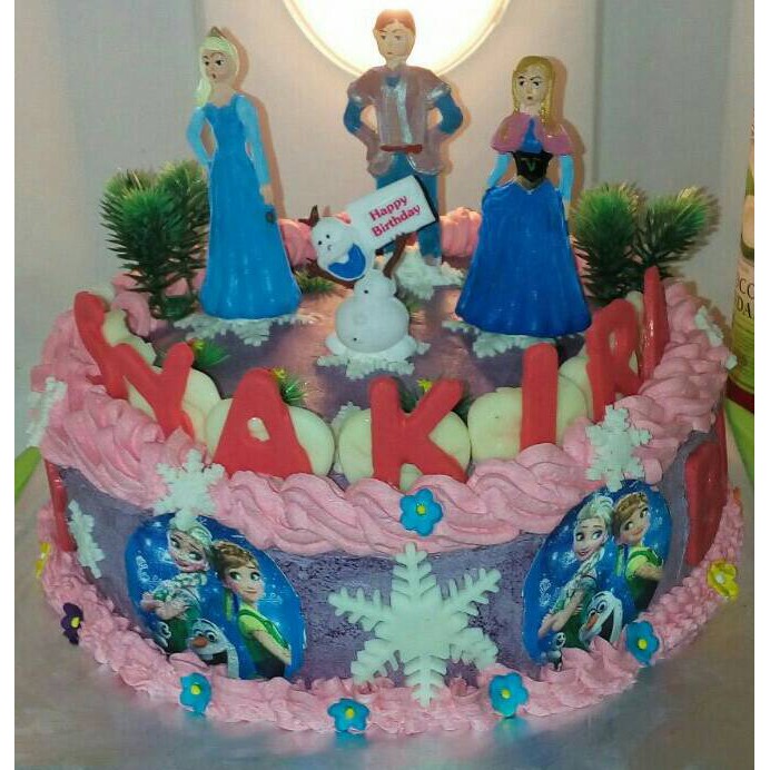 Jual kue ulang tahun frozen (birthday cake)/ kue ultah | Shopee Indonesia