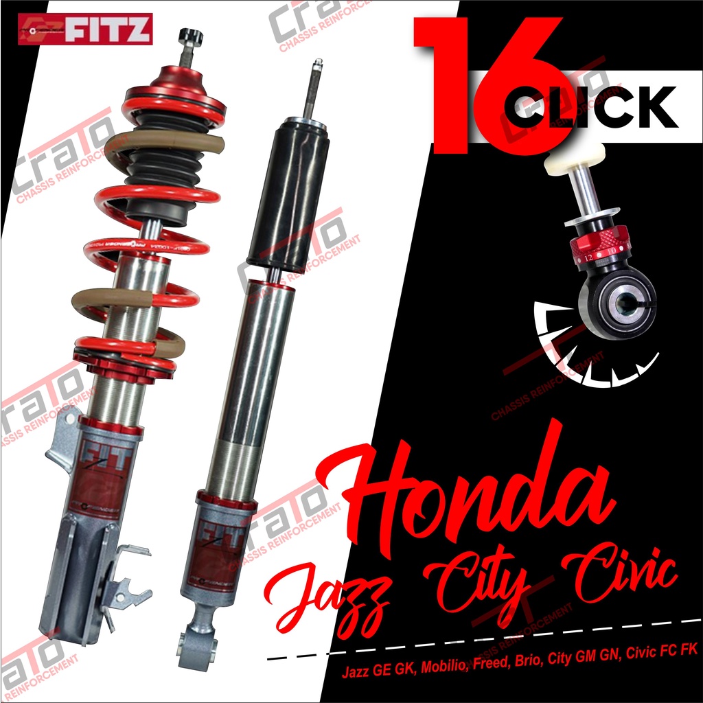 Jual Shockbreaker Suspensi COILOVER PROFENDER FITZ Alphard ANH30 ANH 30 ...