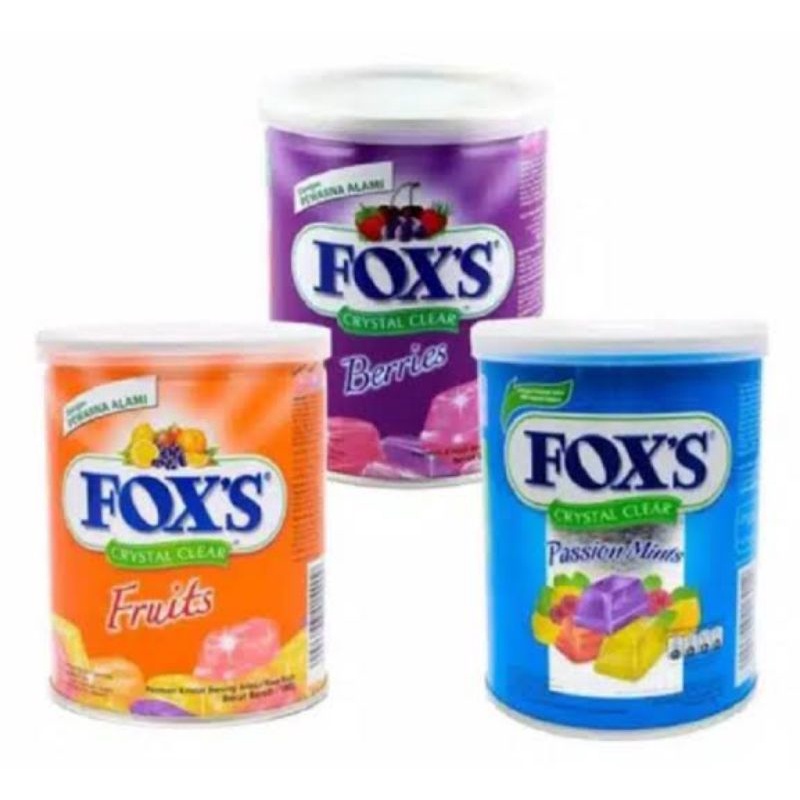 Jual permen Fox's Fox Candy kaleng 180G - blorafood | Shopee Indonesia