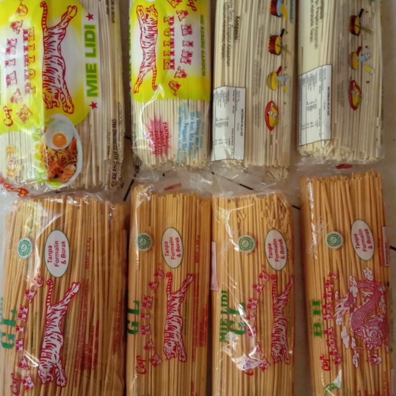 Jual Mie Lidi Merek GL Harimau 500 gram | Shopee Indonesia