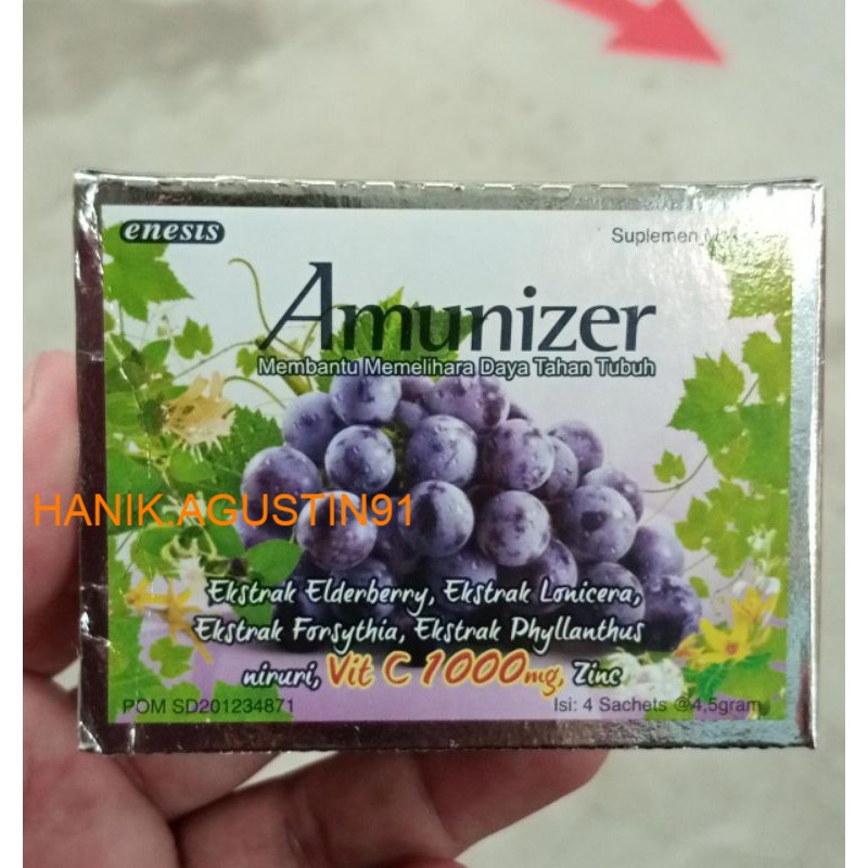 Jual AMUNIZER VIT C 1000MG ISI 4 SACHET maribeli91 | Shopee Indonesia