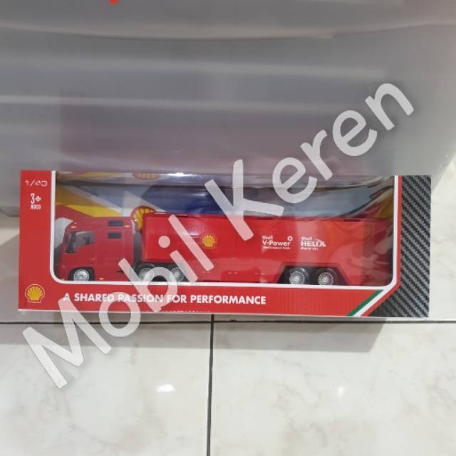Jual Burago Shell V-Power 1:43 Ferrari Shell Hauler | Shopee Indonesia