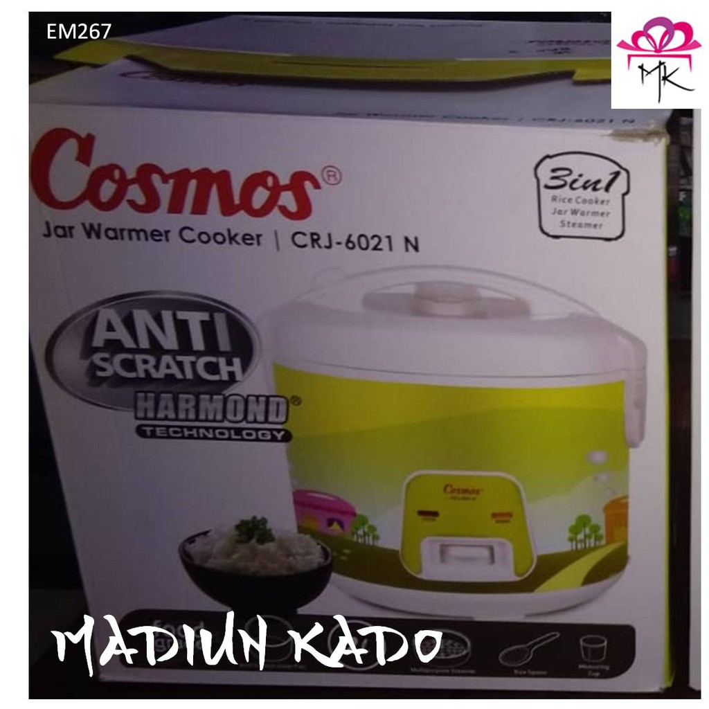 Jual Rice Cooker Cosmos Harmond CRJ-6021N Kapasitas 2 L | Shopee Indonesia