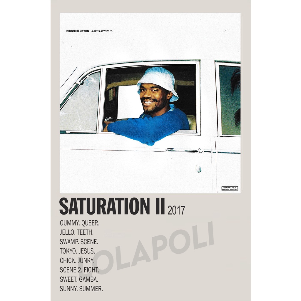 Jual Poster Cover Album SATURATION II - BROCKHAMPTON | Shopee Indonesia