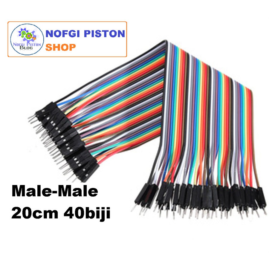 Jual Kabel Jumper Male-Male 20cm - ISI 40 biji | Shopee Indonesia