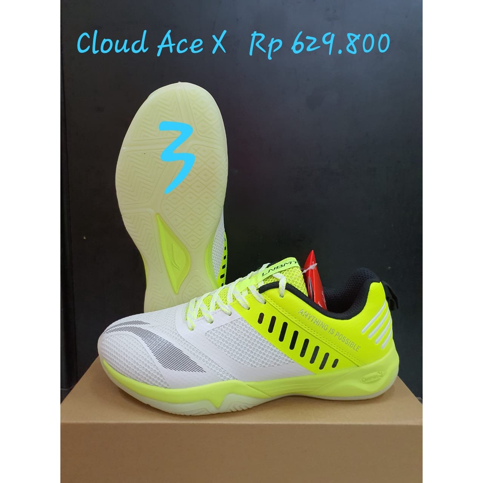 Jual Sepatu Badminton Lining CloudAce X sepatu Bulutangkis Lining CLoud ...