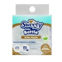 Jual DOT BOTOL - SWEETY BOTTLE WIDE NIPPLE S / ULTRA WIDE NIPPLE M ...