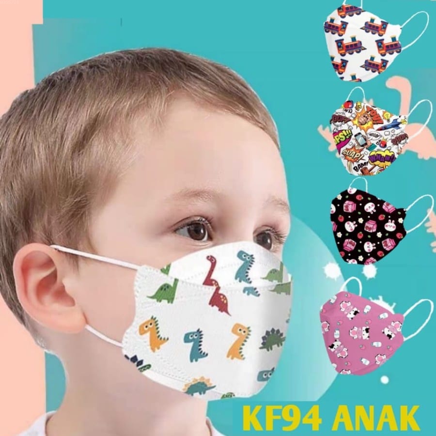 Jual ♥TMALL88♥ Masker Anak KF94 Karakter 4Ply Isi 10 PCS | Shopee Indonesia