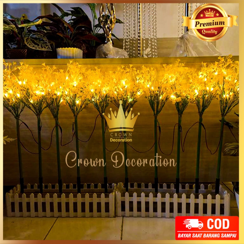 Jual Lampu Led Padi isi10 Batang Gandum Kemangi Tancap Standing ...