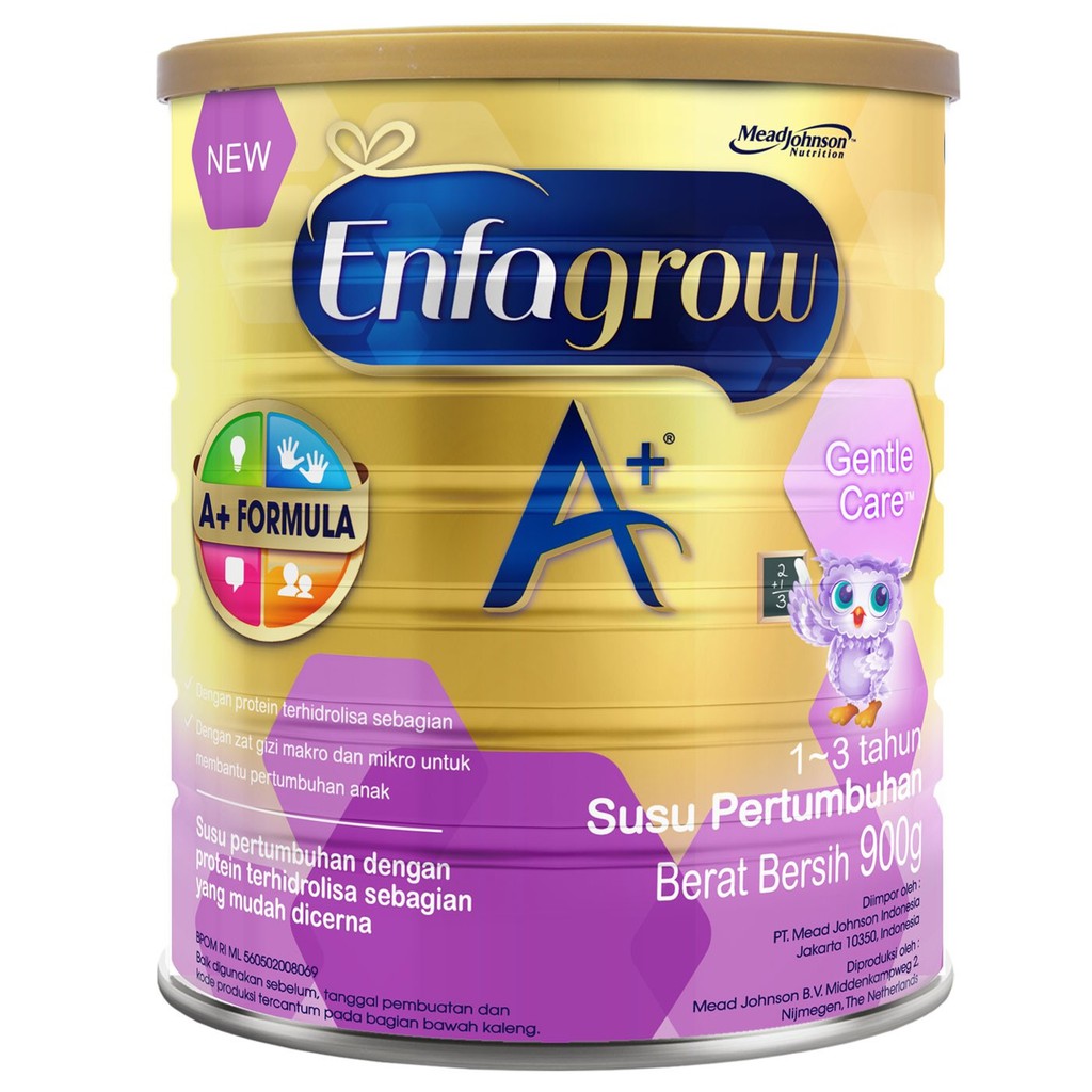 Jual SUSU ENFAGROW A+ GENTLE CARE 900 GRAM 1-3 TAHUN - GR 900G 900GR ...