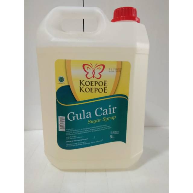 Jual Sugar syrup / gula cair Koepoe 5 L | Shopee Indonesia