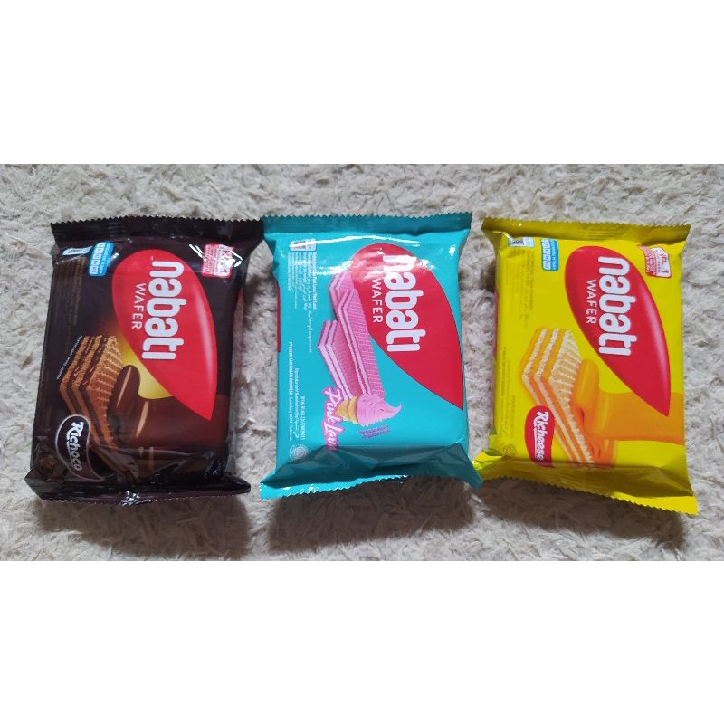 Jual Nabati wafer/46g/keju/strawberry/coklat | Shopee Indonesia