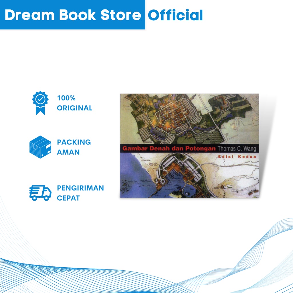 Jual Buku Gambar Denah & Potongan Edisi 2 Thomas C. Wang Erlangga ...