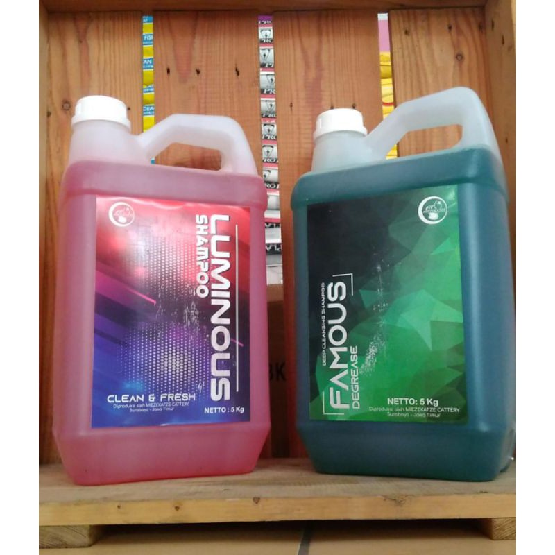 Jual Shampo luminous dan Degreaser Famous 5 kg | Shopee Indonesia