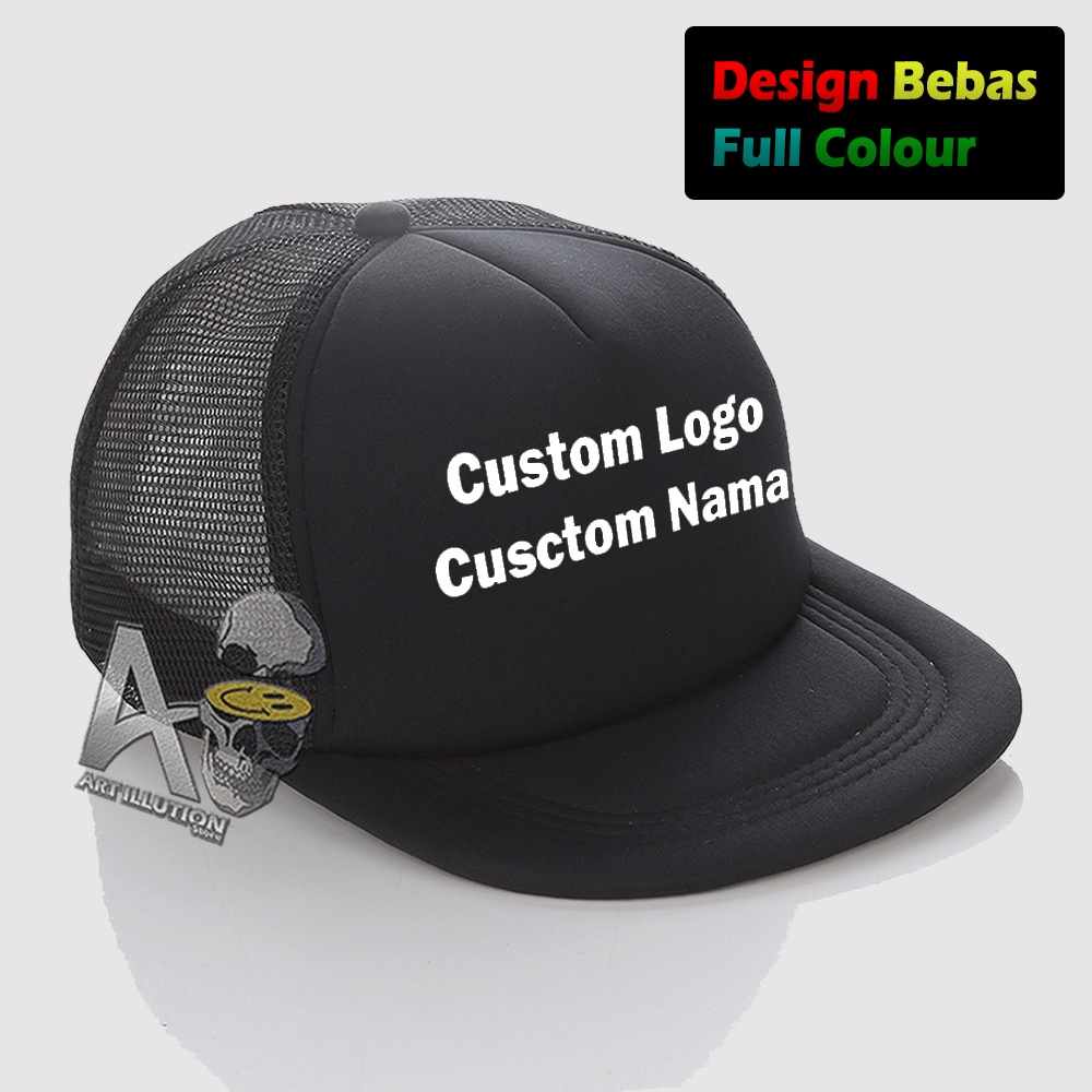 Jual Topi Snapback Jaring Distro / Topi Snapback Trucker - Topi Custom ...