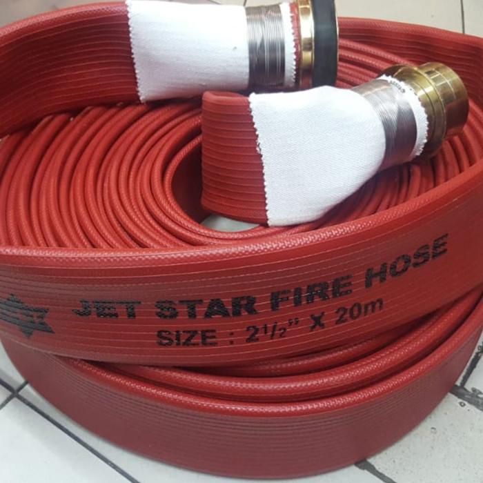 Jual Hose Fire Hose Rubber Red 2,5" X 20M Selang Hidran Hydrant ...