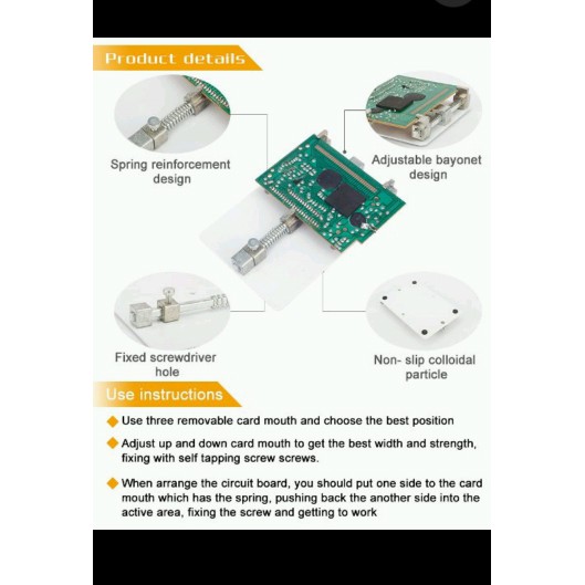 Jual jual alat penahan papan PCB anti goyang penjepit PCB sesuai ukuran ...