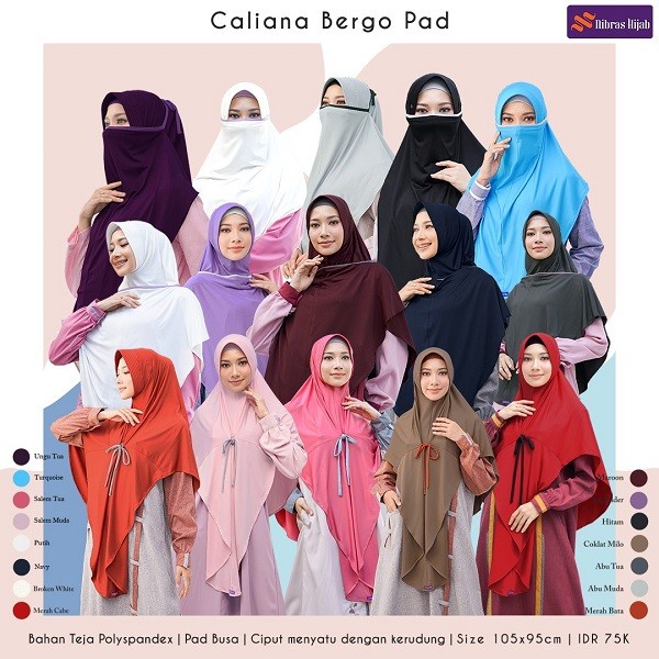 Jual [NEW] CALIANA BERGO TERBARU NIBRAS 2022/JILBAB TERBARU/JILBAB ...