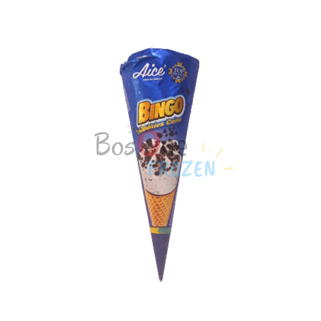 Jual Aice Ice Cream Bingo Cookies Cone 100 Ml | Shopee Indonesia