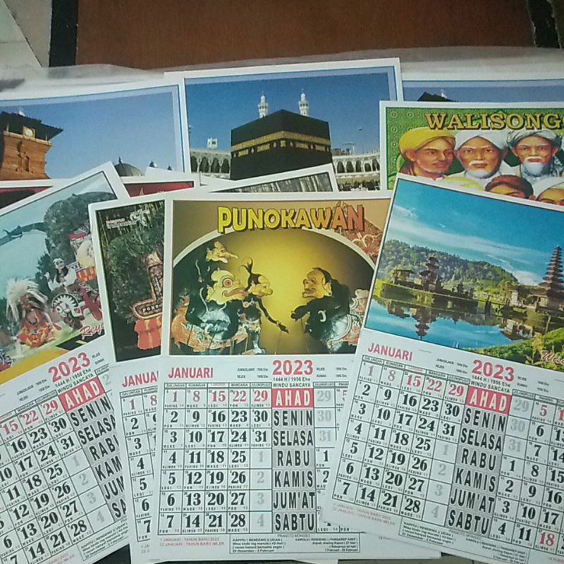 Jual Kalender kejawen jawa Wuku Dinding 2023 Bergambar murah kecil ...