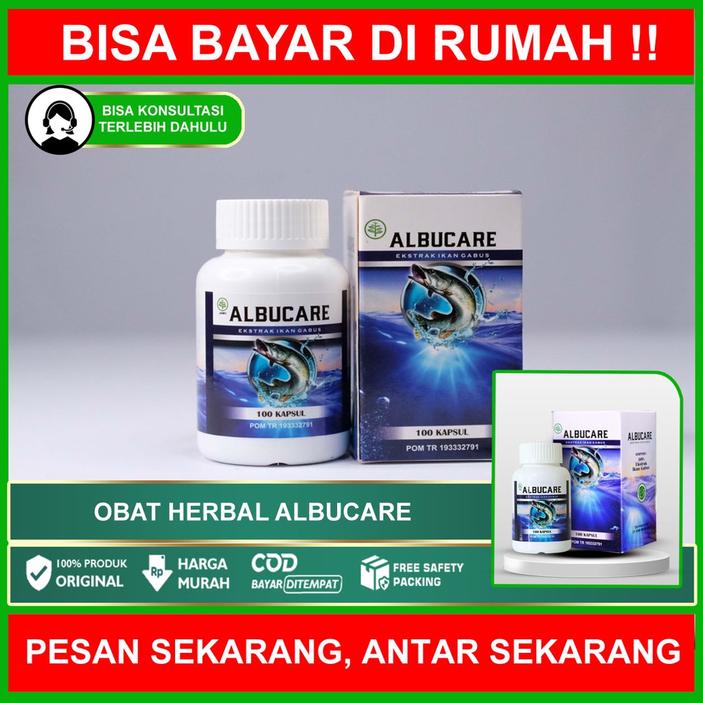 Jual ALBUCARE - Herbal Menjaga Kesehatan Tubuh 100% Ekstrak Ikan Gabus ...