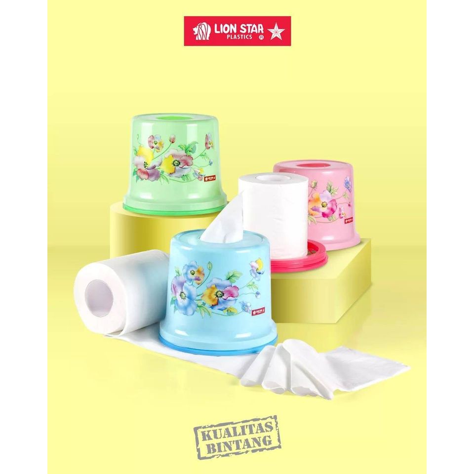 Jual LIONSTAR TR 1 TEMPAT TISSUE ROLL BOX DISPENSER TISU BULAT GULUNG ...