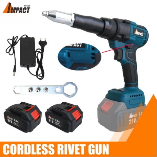 Jual Cordless Rivet Gun BRUSHLESS Portable 21V Blind Riveter Riveting ...
