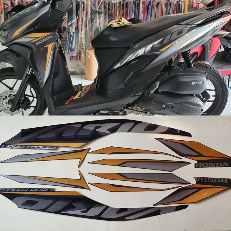 Jual STIKER STRIPING LIS BODY MOTOR HONDA VARIO 125 2021 ADVANCE MATTE ...