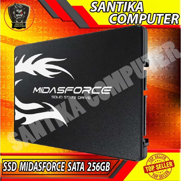 Jual NEW SSD 256GB MIDASFORCE SATA 3 6GB/s SUPER LIGHTNING - TANPA ...