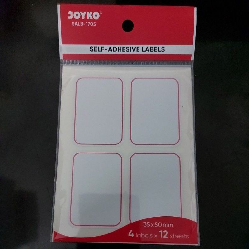 Jual Self Adhesive Labels Joyko SALB-1701 - 1715 | Shopee Indonesia
