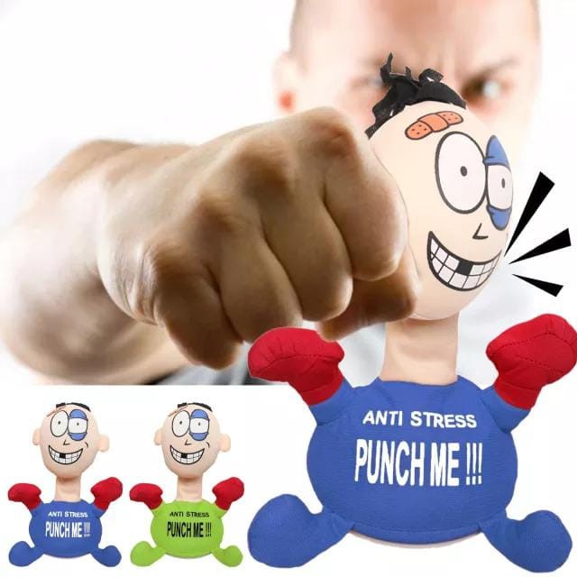 Jual Punch Me Doll Electric Plush Vent fidget Toy Comfortable Touching ...