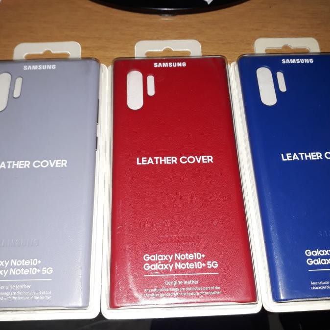 Jual Samsung Galaxy Note 10 Plus Leather Cover Plus Original | Shopee ...