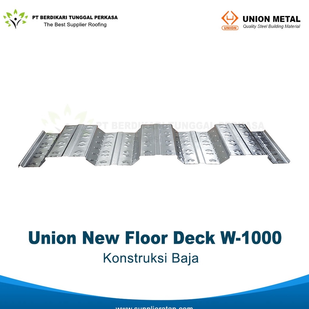 Jual Atap Spandek Union Metal New Floor Deck W 1000 | Shopee Indonesia
