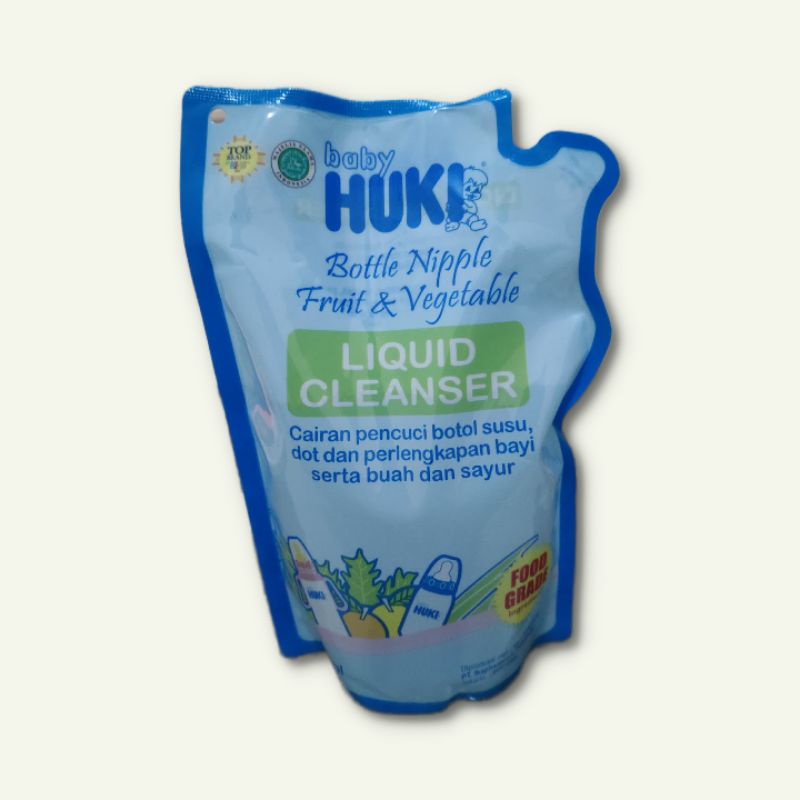 Jual Huki Liquid Cleanser - Sabun Cuci Botol Bayi 450ml | Shopee Indonesia