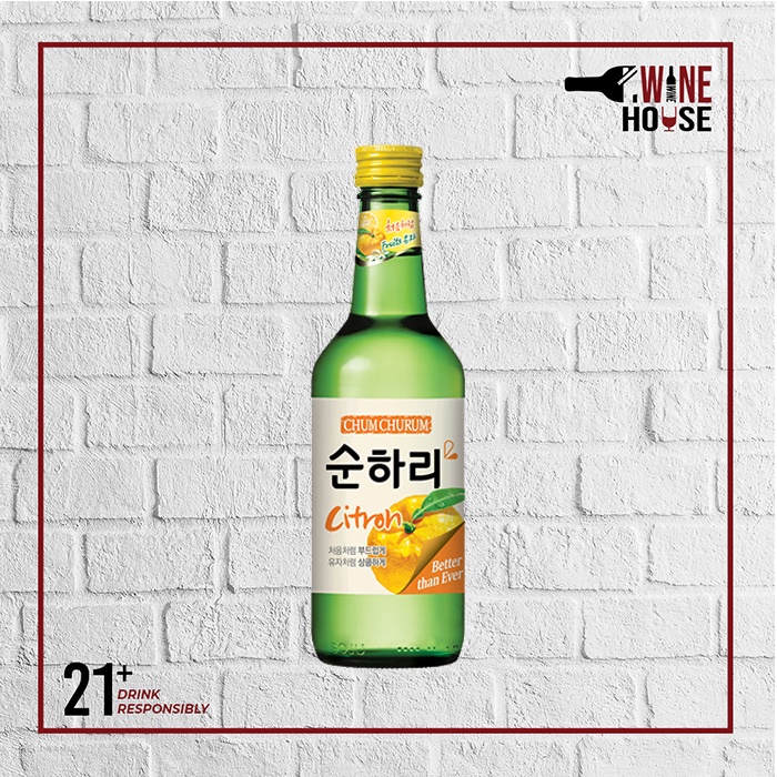 Jual Chum Churum Citron Soju Korea | Shopee Indonesia