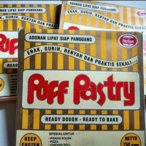 Jual PUFF PASTRY STELLAS 750 GRAM ADONAN LIPAT SIAP PANGGANG BAHAN ...