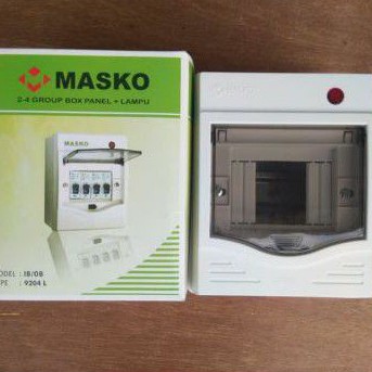 Jual Masko Box MCB 2-4 Grup 2 3 4 Group IB OB + Lampu 9204 L Inbow ...