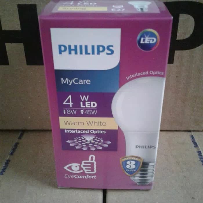 Jual Lampu Philips LED 4W 4 Watt 4Watt 4 W WWL Warm White Kuning ...
