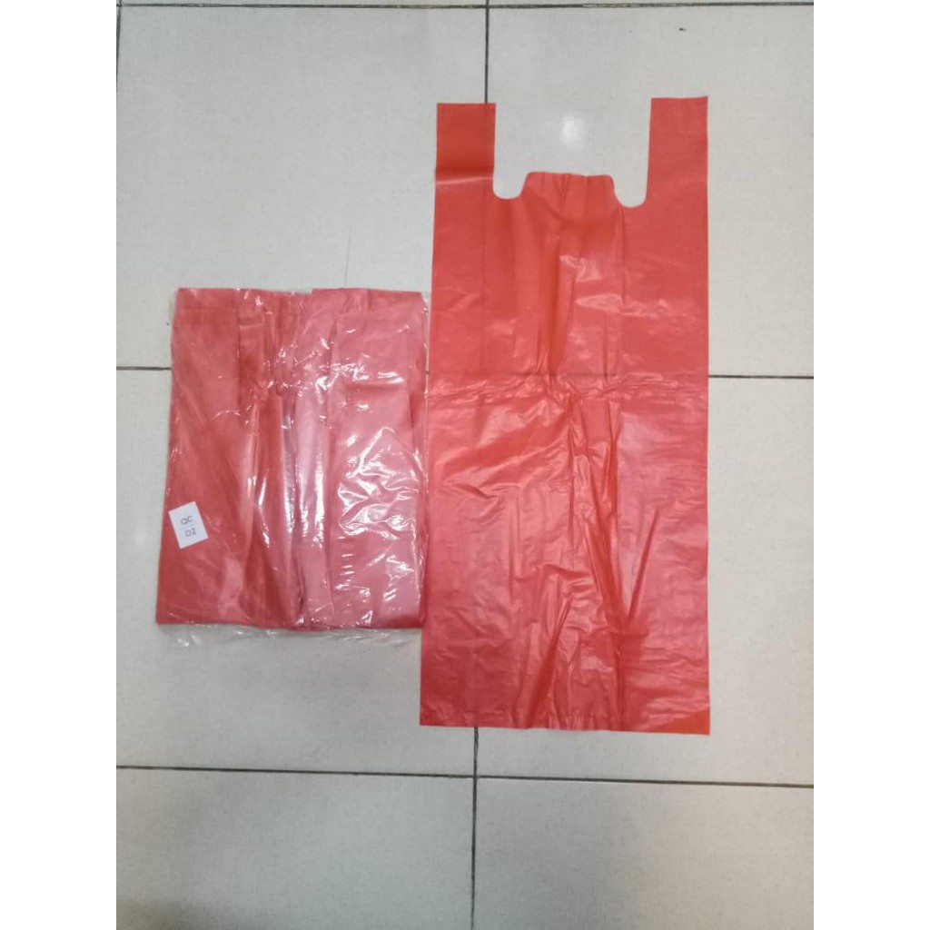 Jual Kantong Plastik Merah Panjang Hio Ukuran 28cm x 65cm | Shopee ...