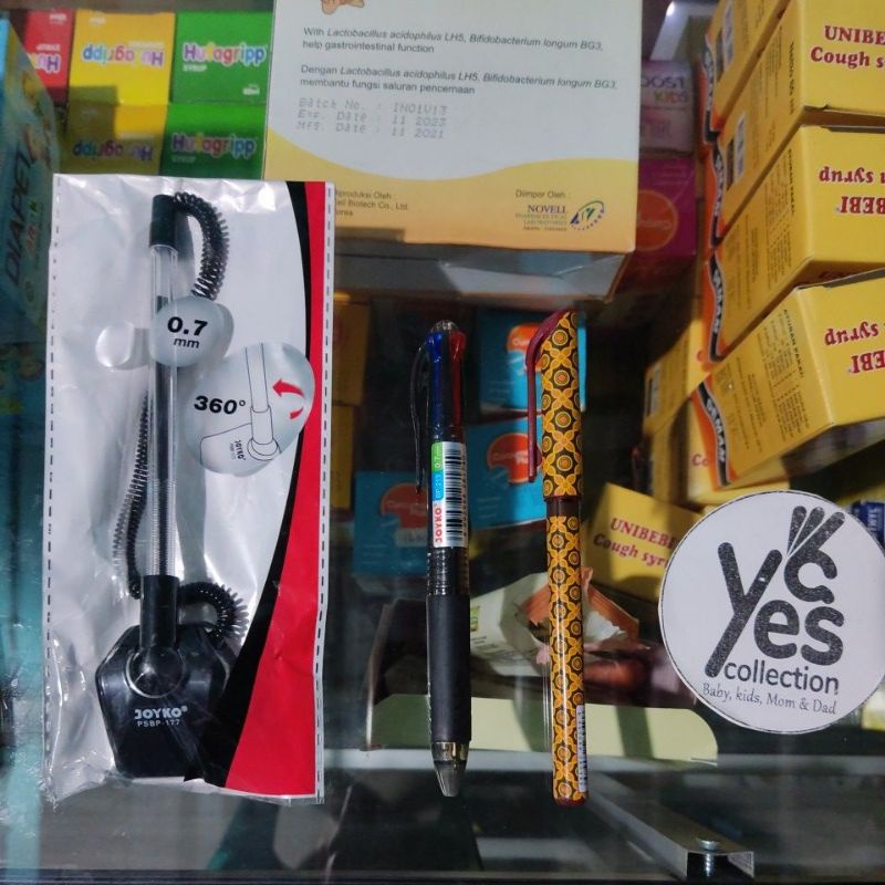 Jual Pulpen Joyko Stand Pena Berdiri - Bulpen Warna isi 4 - Pen Bulpion ...