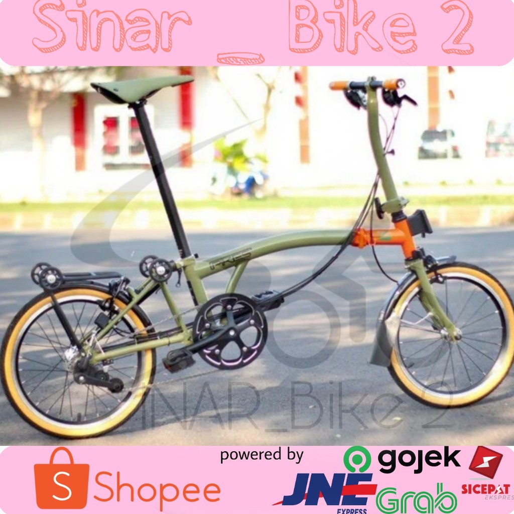 Jual Sepeda Lipat Element Pikes Gen 2 Nature New (Ekspedisi) | Shopee ...