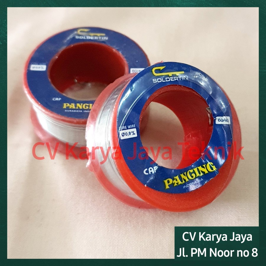 Jual Timah Solder Cap Pancing 10 Meter 0,8 mm m/m ; 60/40 Original ...